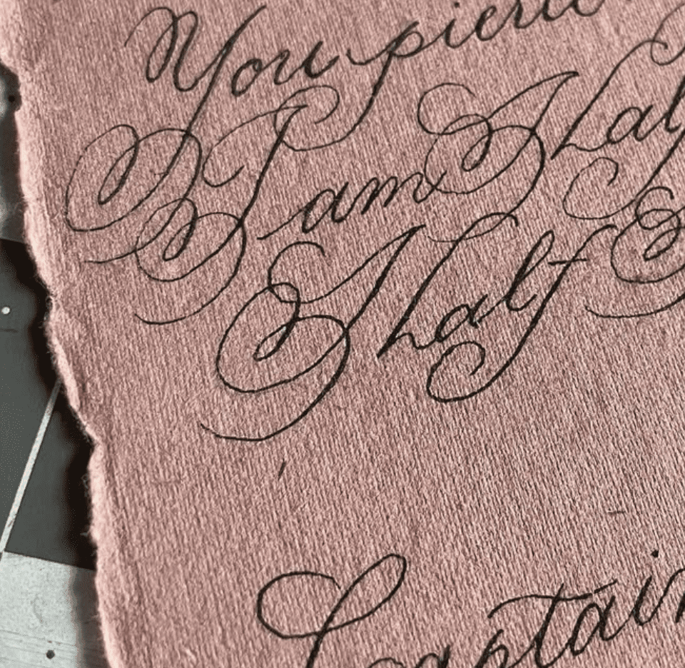 Calligraphy Gallery: Explore Sincerely Kaeli's Artistry